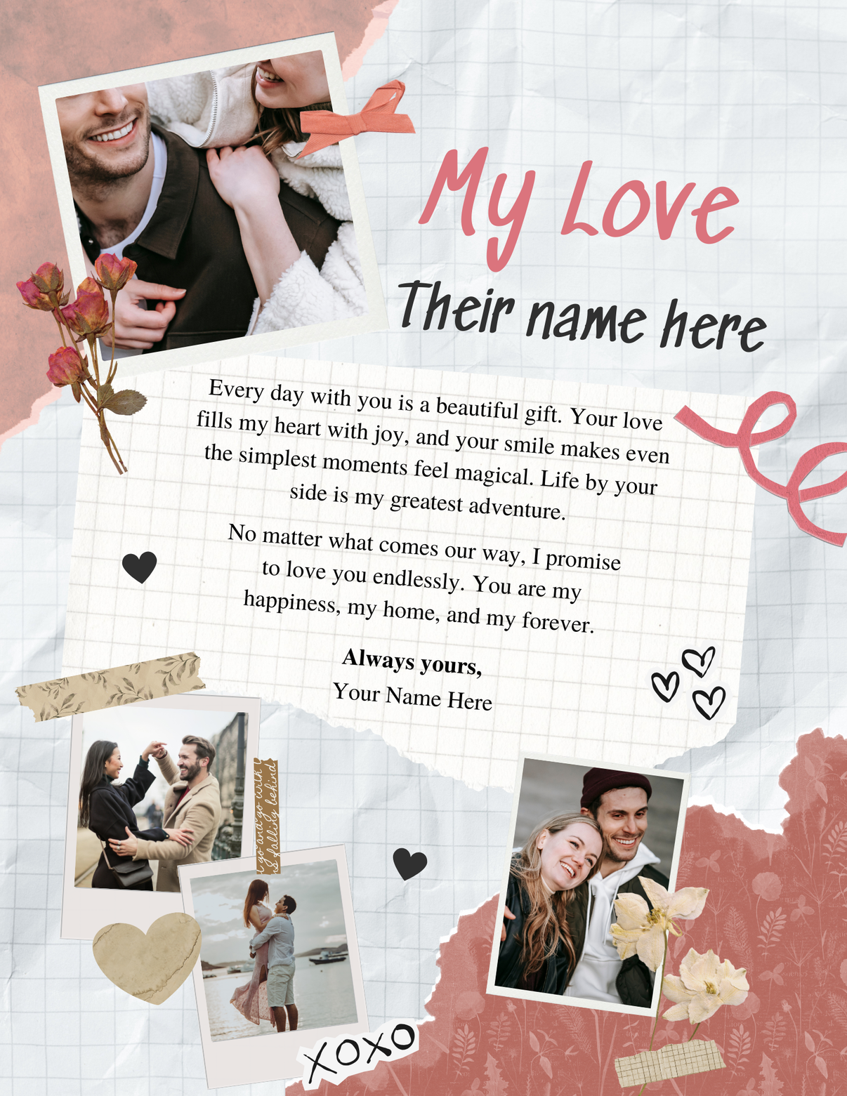 My Love Letter - Personalized for Your Loved One – The Best Letters